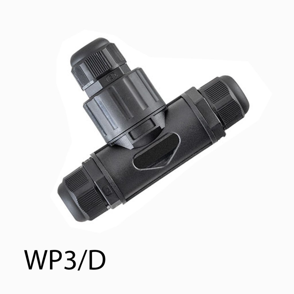 ΣΥΝΔΕΣΜΟΣ ΤΑΦ – CONNECTOR 2P+T 24A 0,5-1,5mm2 WP3/D – IP68 (2 ΠΟΛΟΙ ...